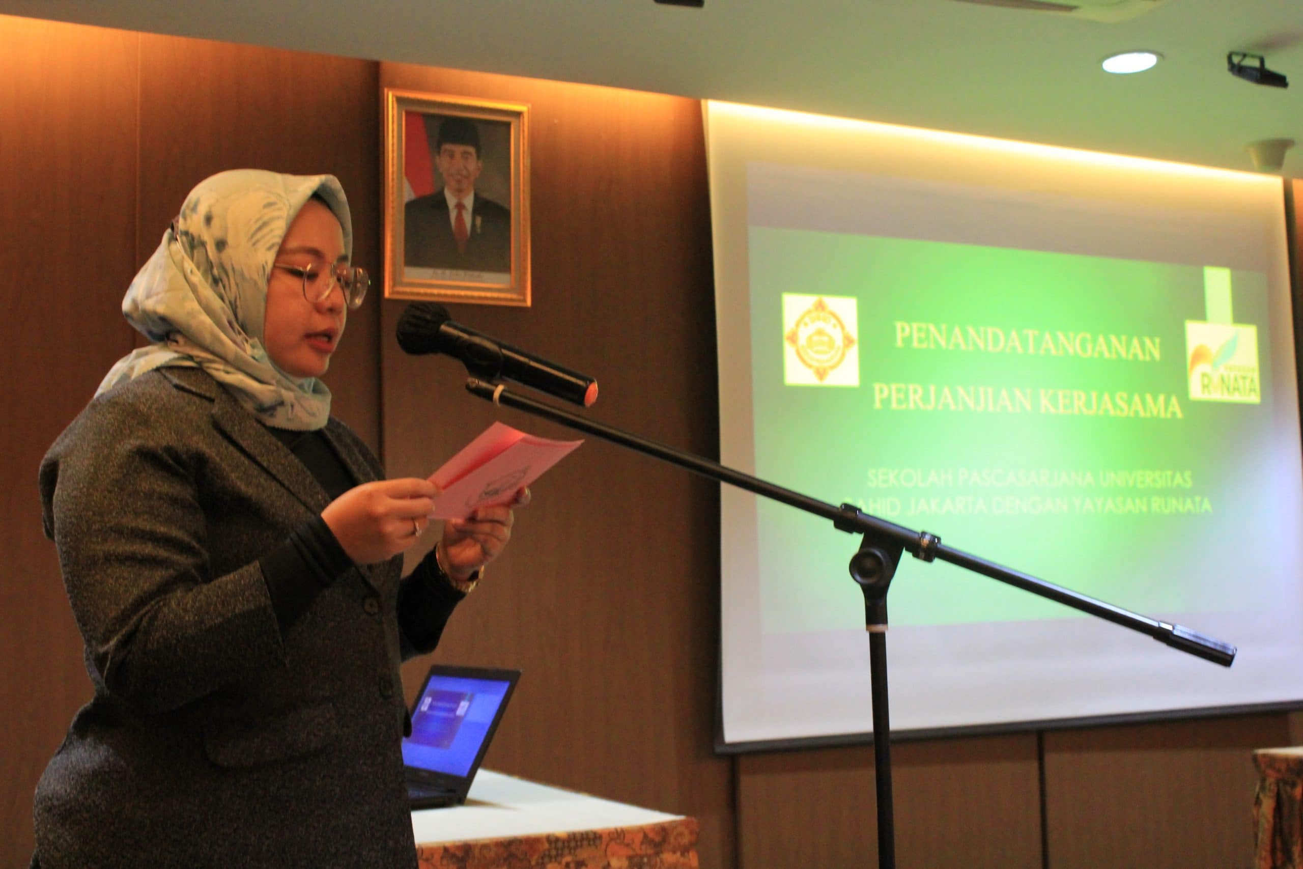 MOU Penyelenggaran Pendidikan Pascasarjana SPS Usahid di kampus ROXY ...