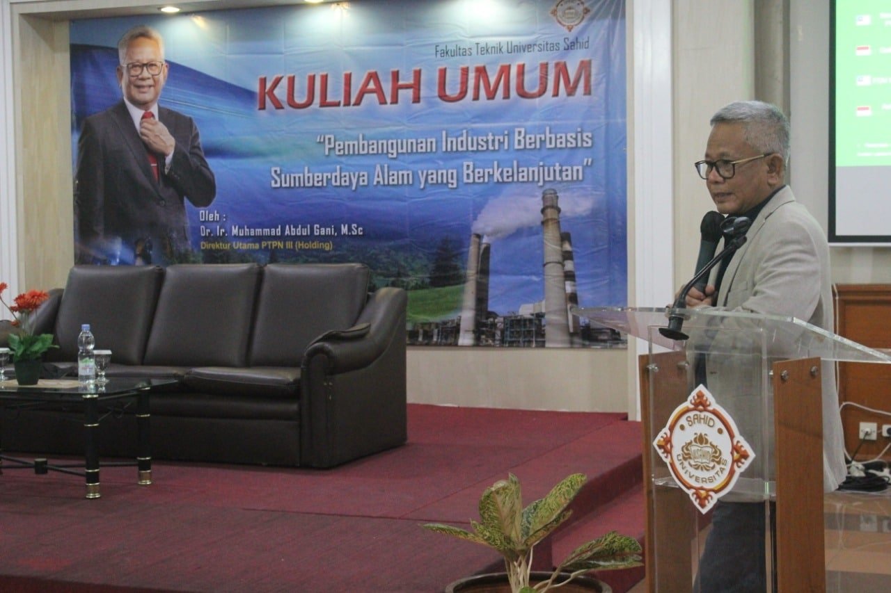 Dirut PTPN III (Holding), Dr.Ir.Muhammad Abdul Gani, M.Sc Jadi ...